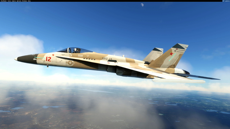 DC Designs & CJ Simulations F/A-18 Legacy Hornet default external ...