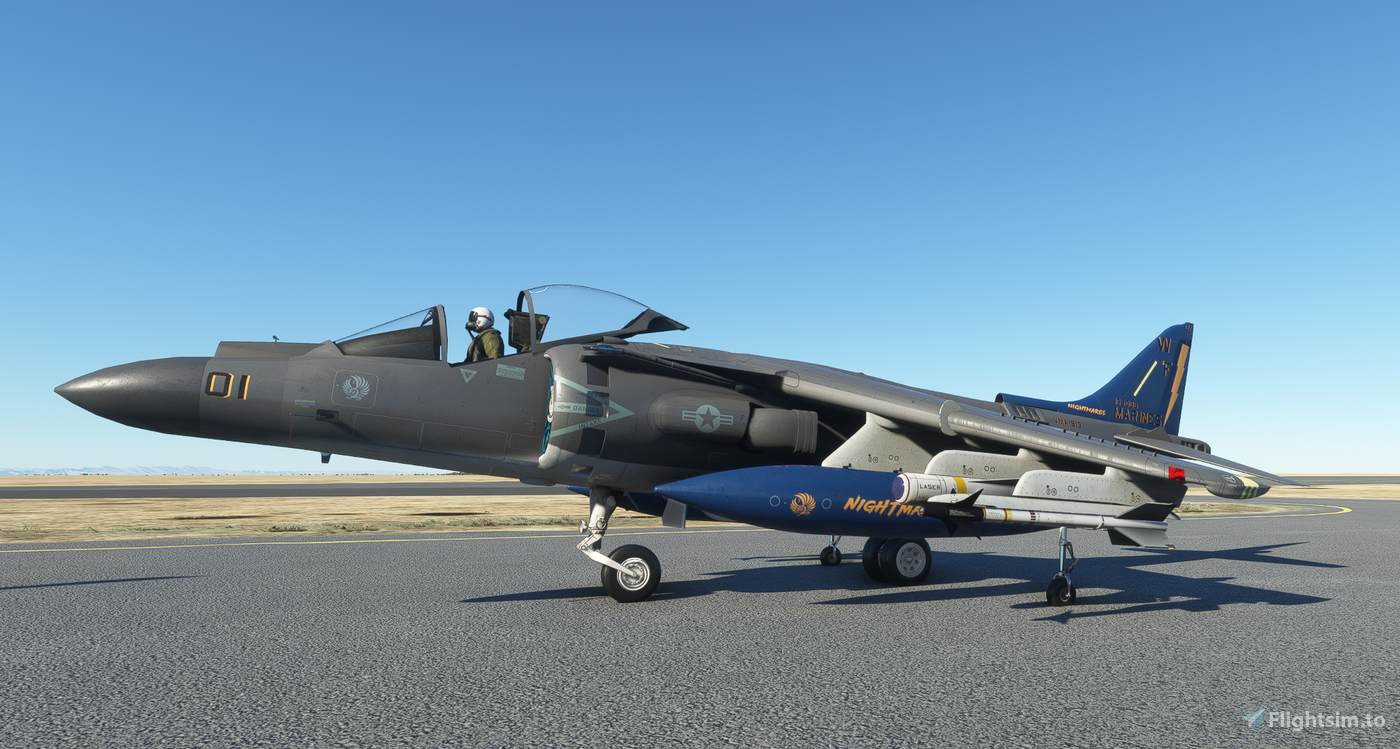 DC Designs AV8B-II Super Harrier VMA-513 'Flying Nightmares' CAG BuNo.165006 for Microsoft ...