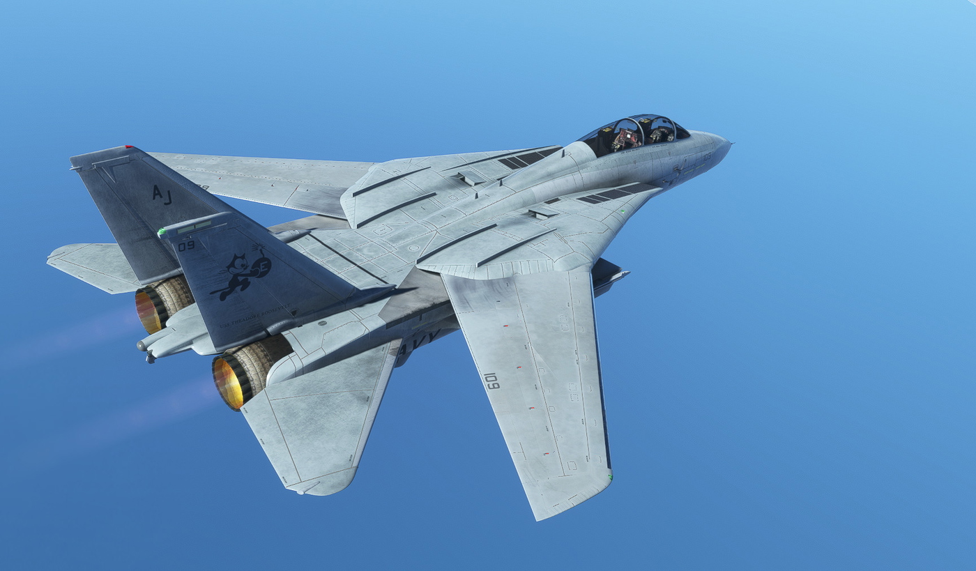 DC Designs F-14A Tomcat VF-31 LV Line Modex 109 for Microsoft Flight ...