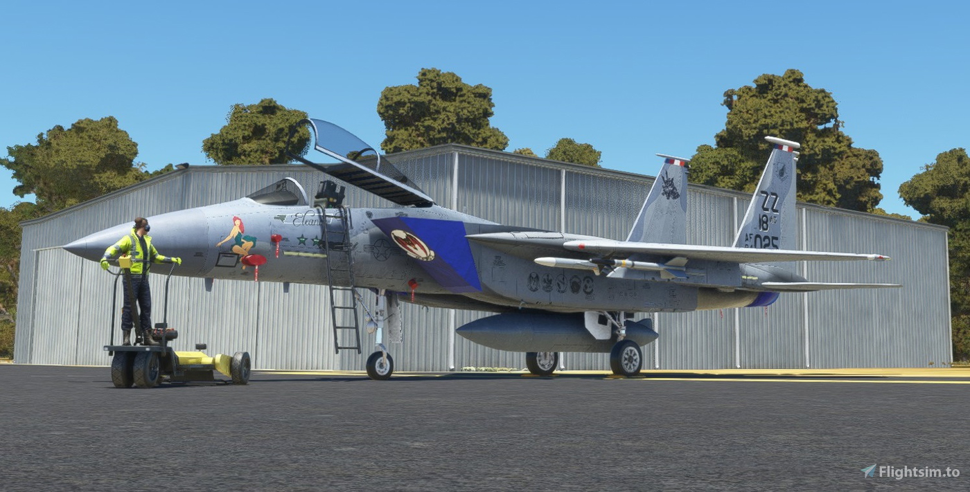 DC Designs F-15 Eagle, 13 Liveries "44th Fighter Squadron." for ...