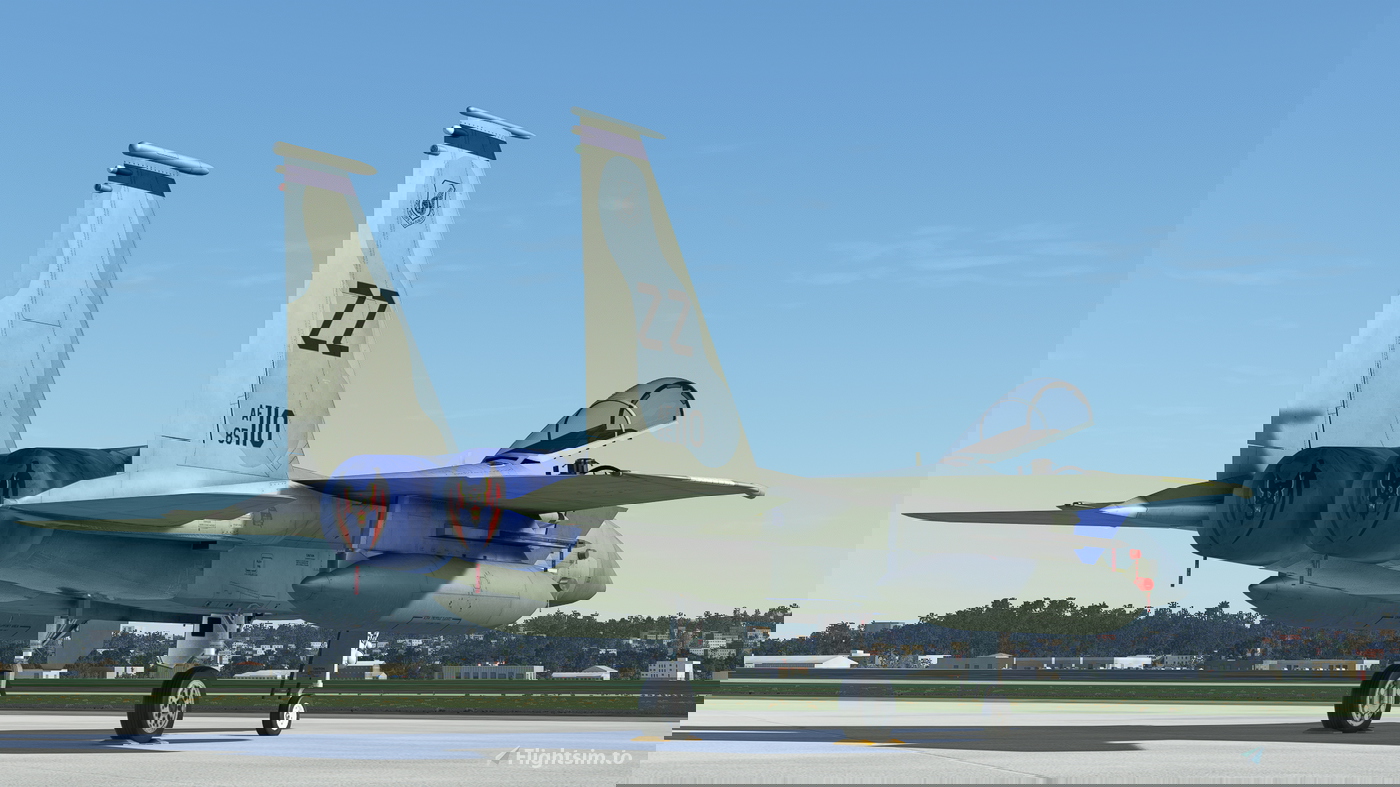 DC Designs F-15C - 44th Expeditionary Fighter Squadron for Microsoft Flight Simulator | MSFS