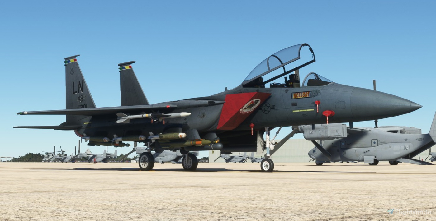 DC Designs F-15E Strike Eagle 18 Liveries for 494th FSQ & 492nd FSQ ...