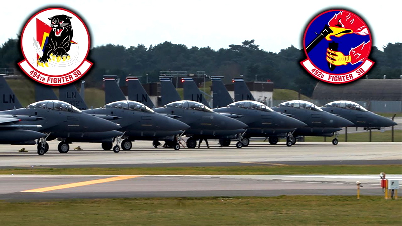 DC Designs F-15E Strike Eagle 52 Liveries for 494th FSQ & 492nd FSQ RAF ...