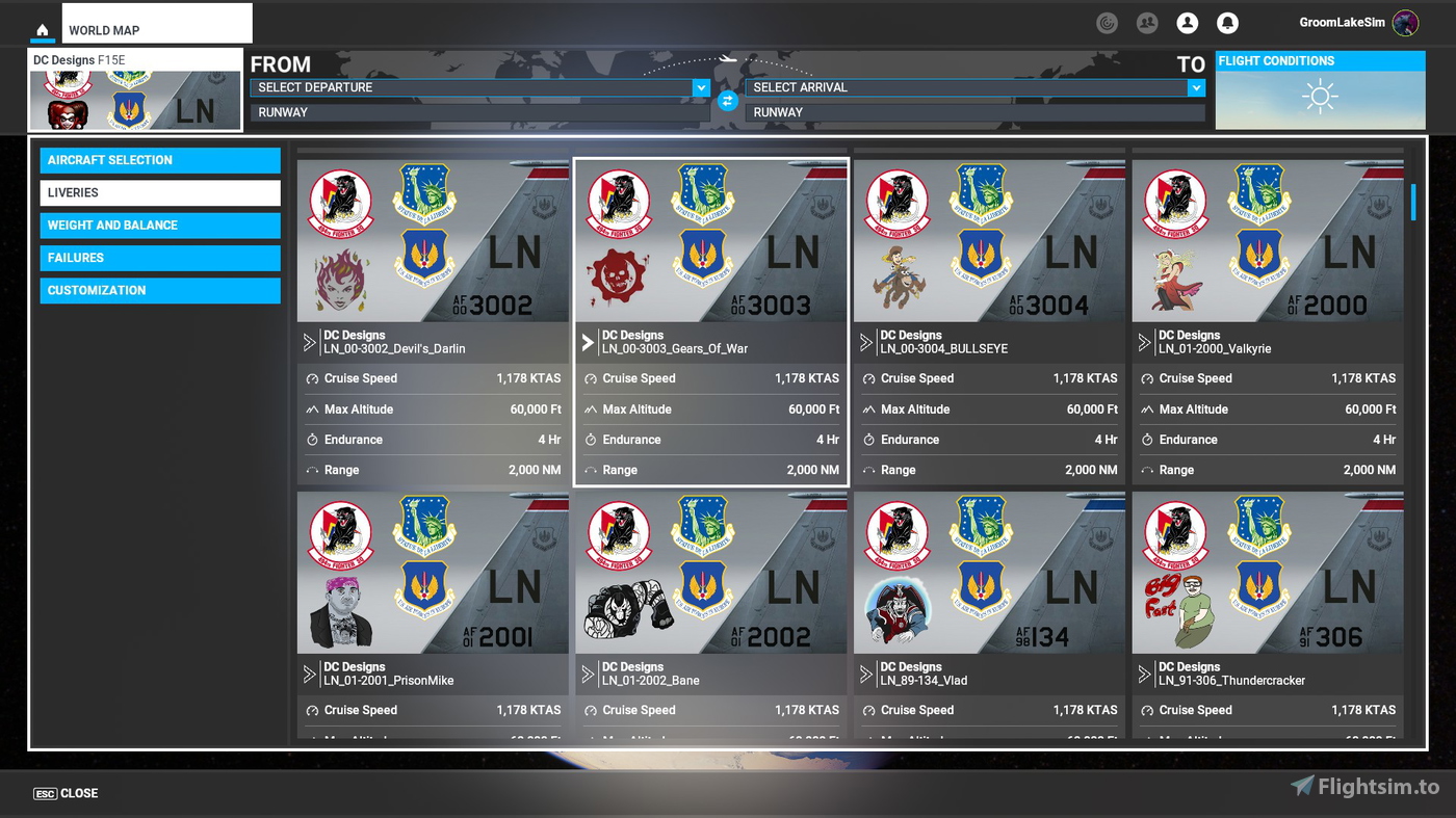 DC Designs F-15E Strike Eagle 52 Liveries for 494th FSQ & 492nd FSQ RAF ...