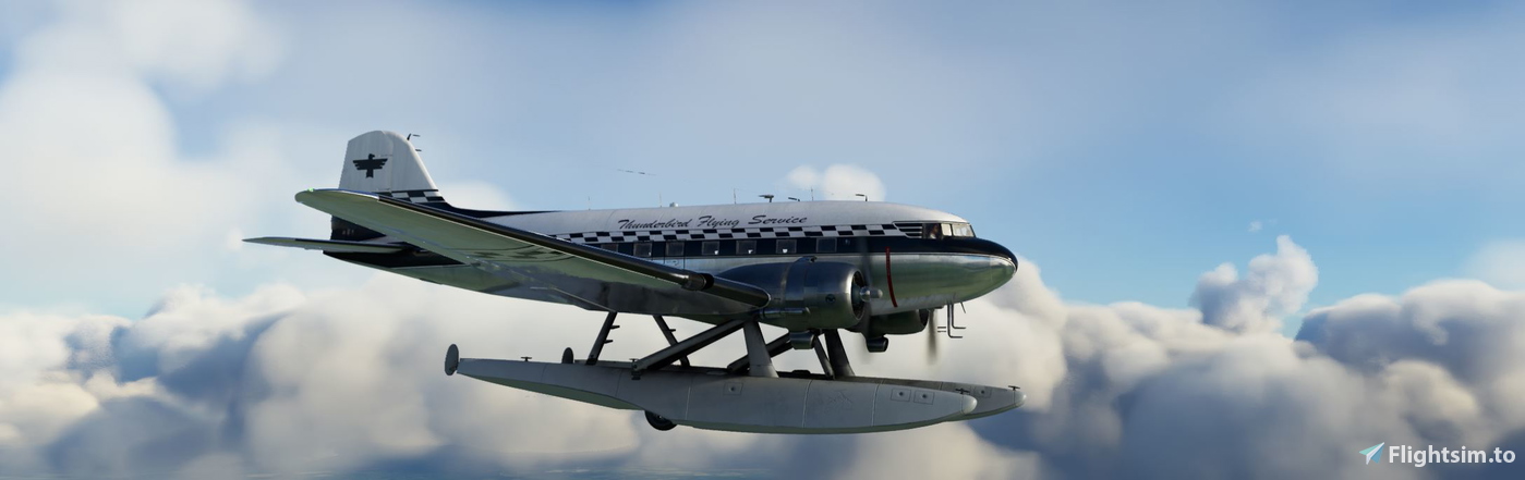 DC3 Thunderbird Flying Service for Microsoft Flight Simulator | MSFS