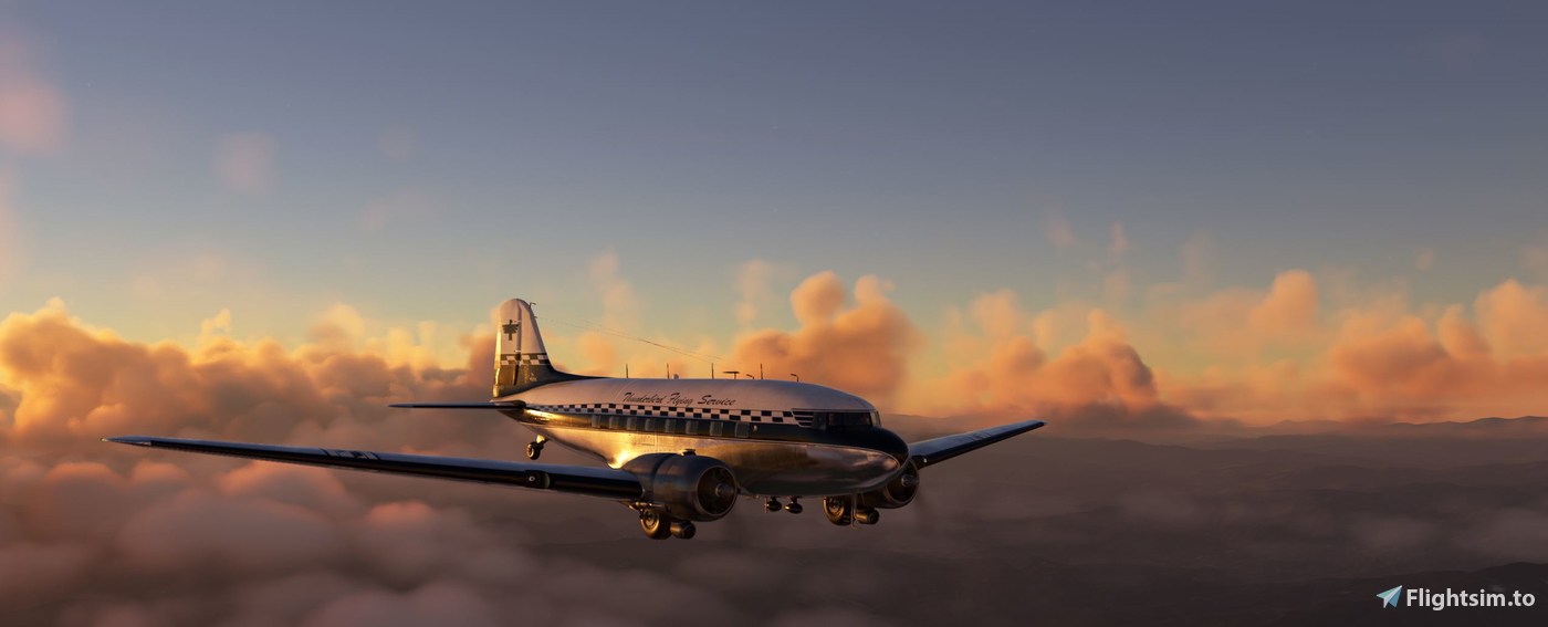 DC3 Thunderbird Flying Service for Microsoft Flight Simulator | MSFS