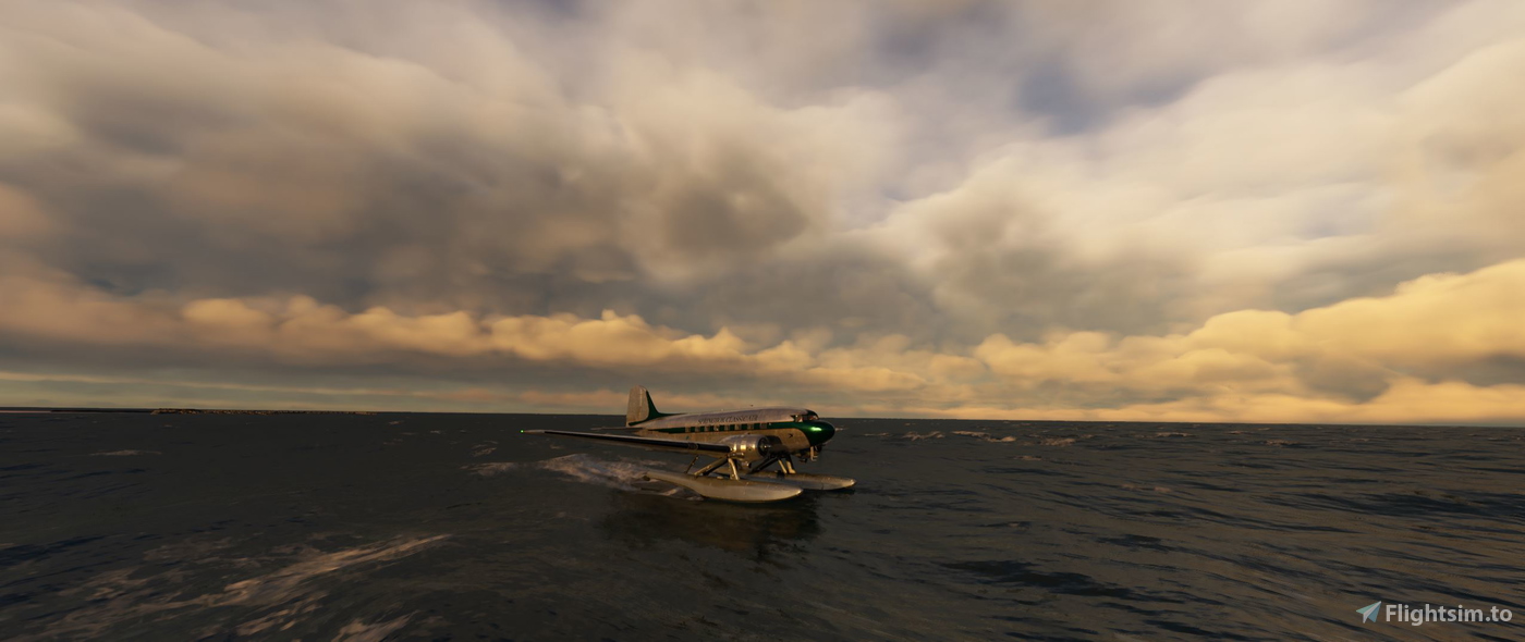 DC3 Springbok Classic Air+float ZS-NTE pour Microsoft Flight Simulator ...
