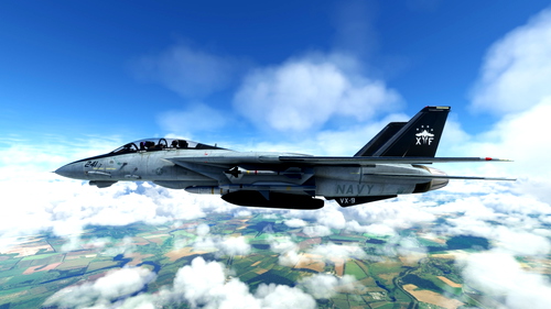 DCDesigns F-14 VX-9 Vampires Pack for Microsoft Flight Simulator | MSFS