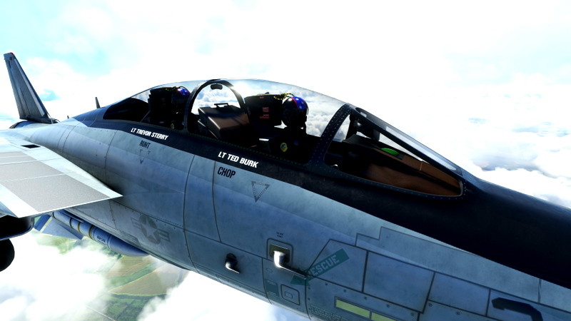 DCDesigns F-14 VX-9 Vampires Pack for Microsoft Flight Simulator | MSFS