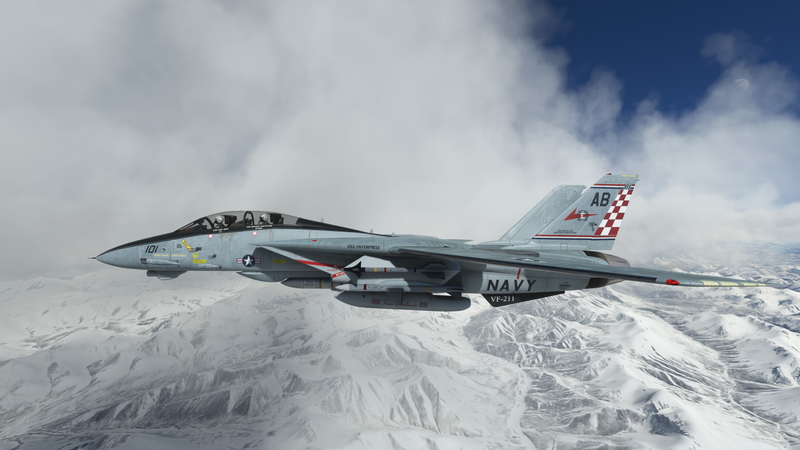 DCDesigns F-14 VF-211 Fighting Checkmates Pack for Microsoft Flight ...