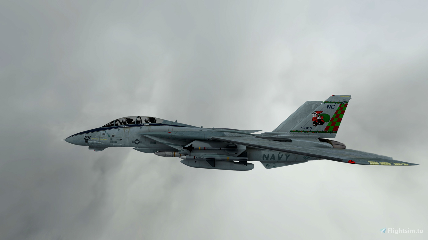 Dcdesigns F 14 Vf 211 Fighting Checkmates Pack Für Microsoft Flight