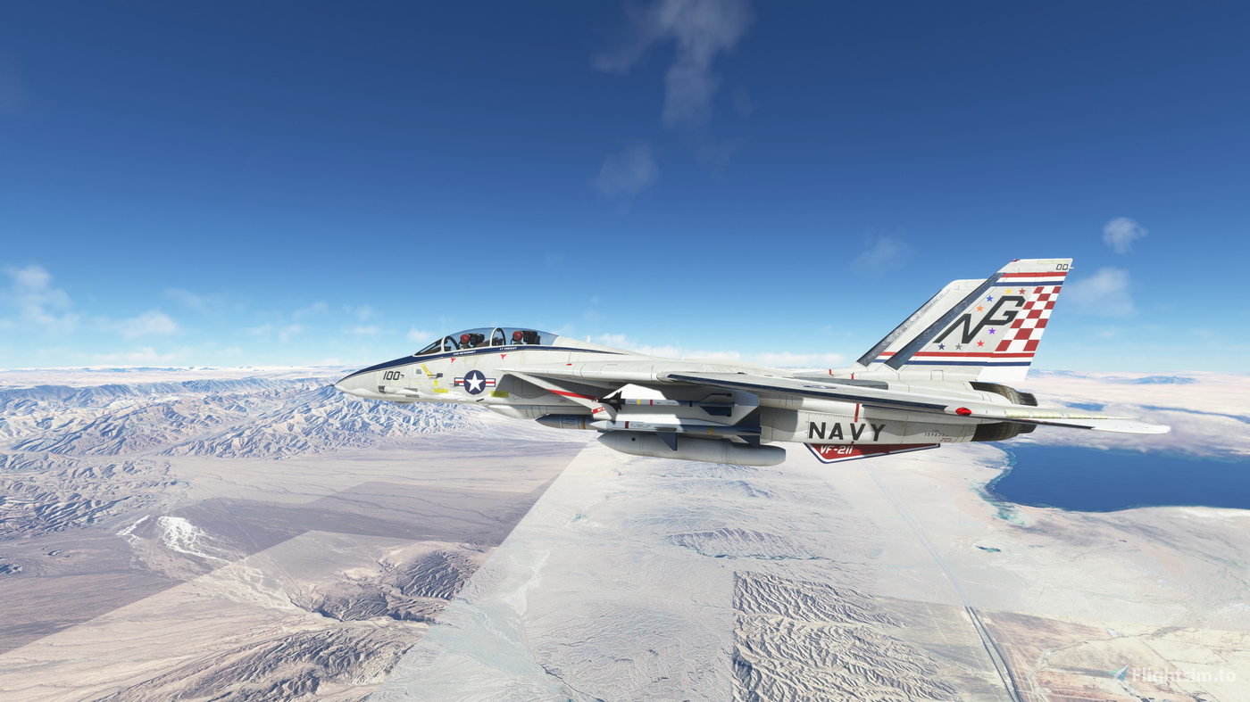 DCDesigns F-14 VF-211 Fighting Checkmates Pack for Microsoft Flight ...