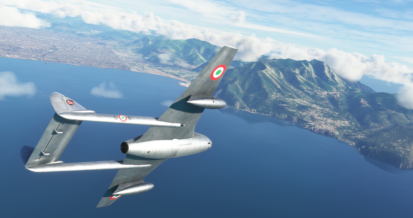 de Havilland DH-100 Vampire Italian Air Force 6 Stormo 6-8 for ...