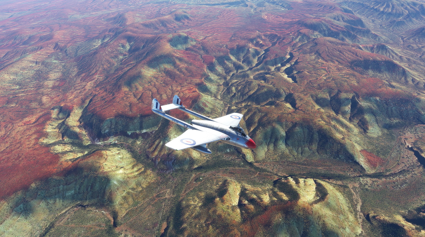 de Havilland DH-100 Vampire RAAF A79-321 for Microsoft Flight Simulator ...
