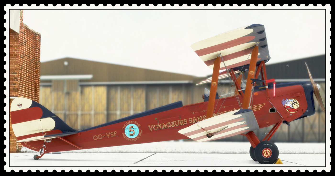 de Havilland DH-82 Tiger Moth - Voyageurs sans frontières OO-VSF for ...