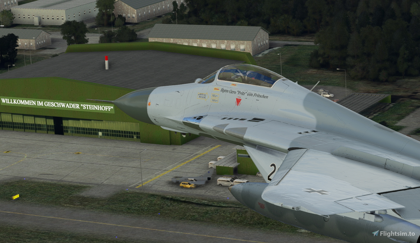 Deimos MiG-29G Luftwaffe "29+18" 1993 for Microsoft Flight Simulator | MSFS