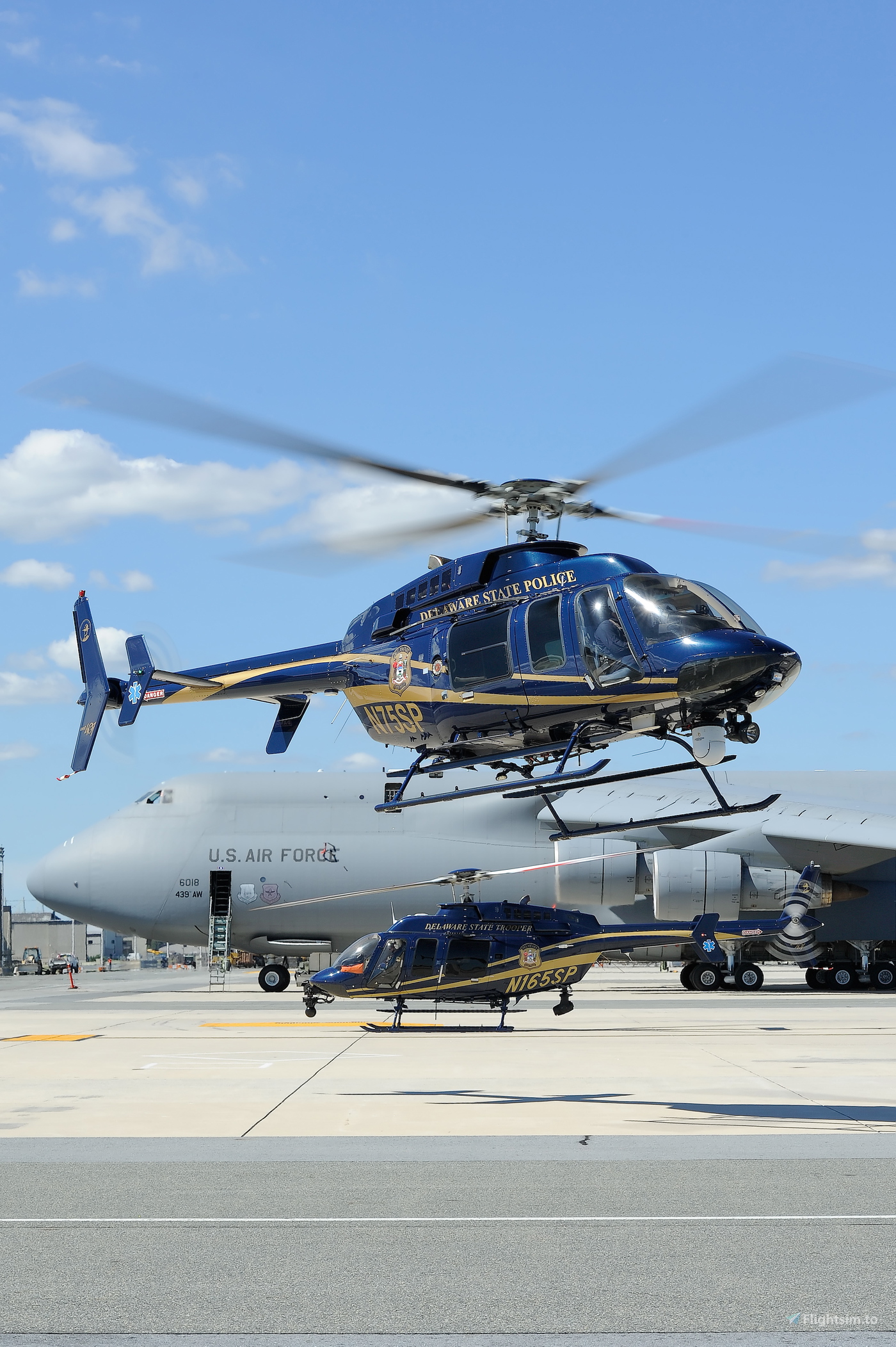 Delaware State Police | N75SP | BELL 407 for Microsoft Flight Simulator ...