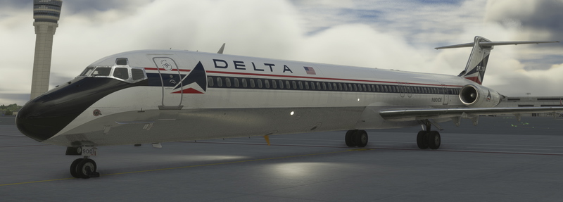 DELTA AIRLINES "DARK NOSE WIDGET" LIVERY 8K for Microsoft Flight ...