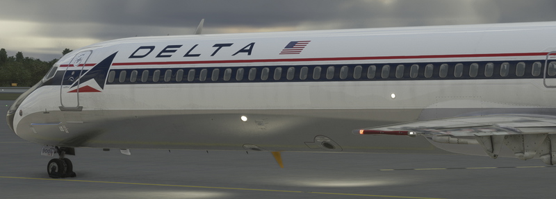 DELTA AIRLINES "DARK NOSE WIDGET" LIVERY 8K for Microsoft Flight ...