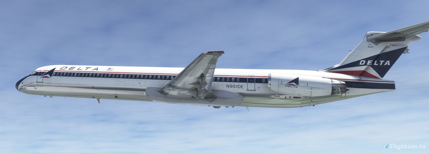 DELTA AIRLINES "DARK NOSE WIDGET" LIVERY 8K for Microsoft Flight ...