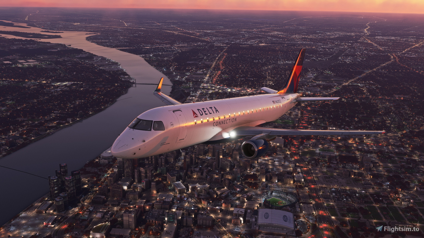 Delta Connection (SW) - FlightSim Studios E-175 for Microsoft Flight ...