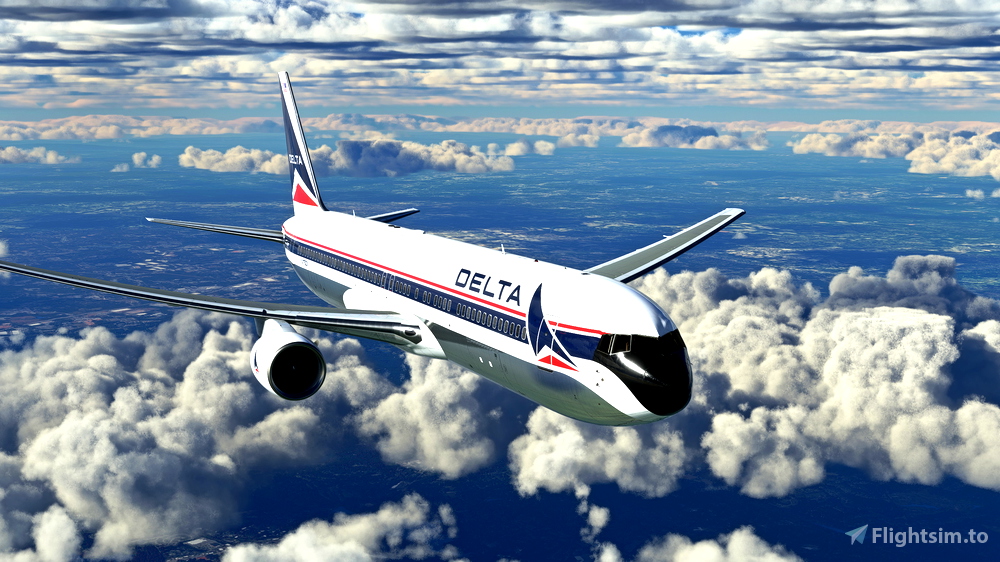 Delta "Widget Colors" - CS 767-300 for Microsoft Flight Simulator | MSFS