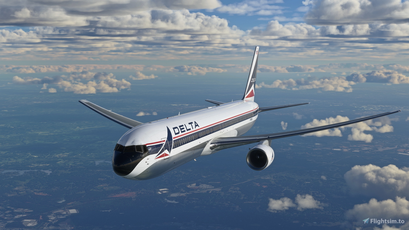 Delta "Widget Colors" - CS 767-300 for Microsoft Flight Simulator | MSFS