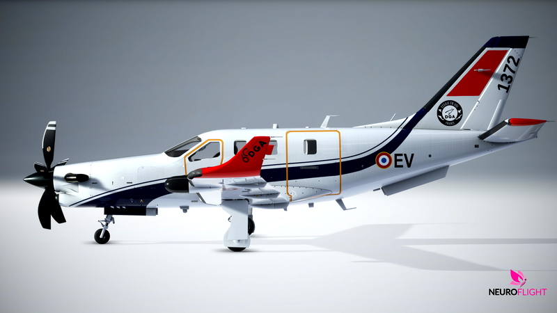 DGA Flight Test Organization LIVERY FOR ASOBO TBM 930 [8K] for ...