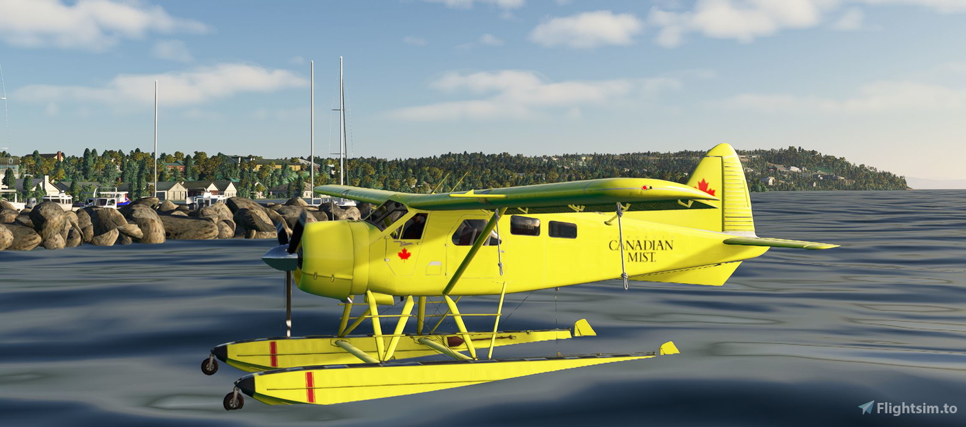 DHC-2 Beaver Canadian Mist Promotional Aircraft 对于 Microsoft Flight Simulator | MSFS