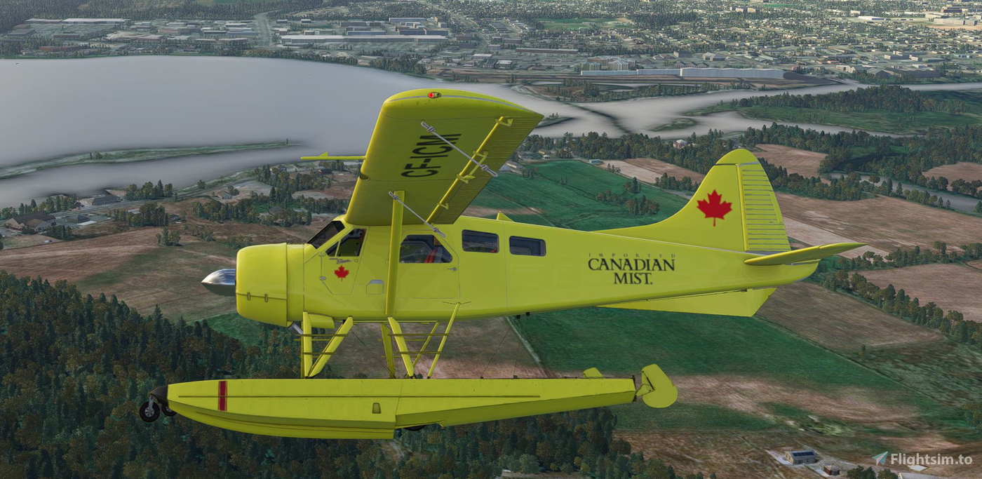 DHC-2 Beaver Canadian Mist Promotional Aircraft для Microsoft Flight ...