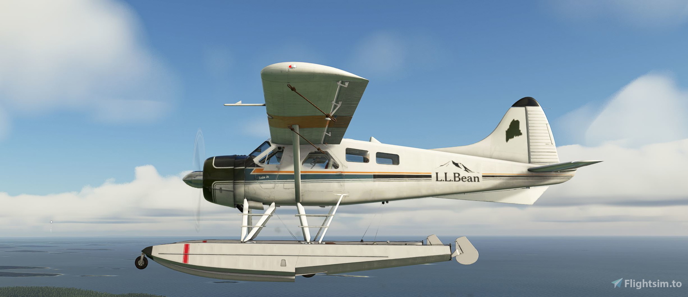 DHC-2 Beaver L.L. Bean Promotional Aircraft pour Microsoft Flight ...