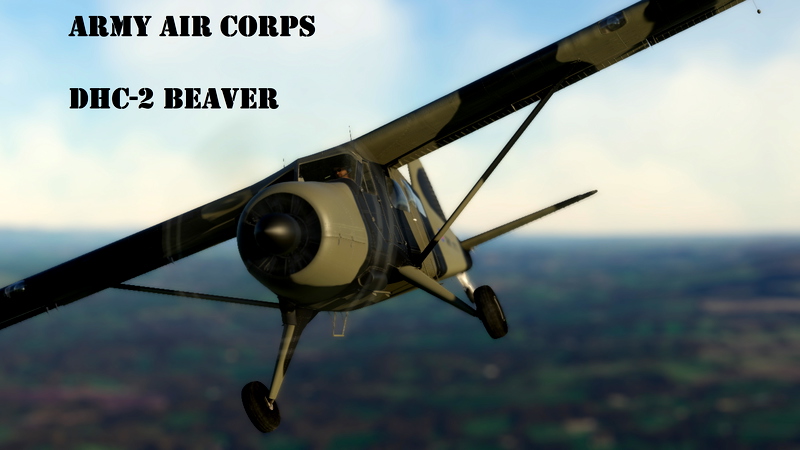 DHC-2 Beaver UK ARMY AIR CORPS for Microsoft Flight Simulator | MSFS