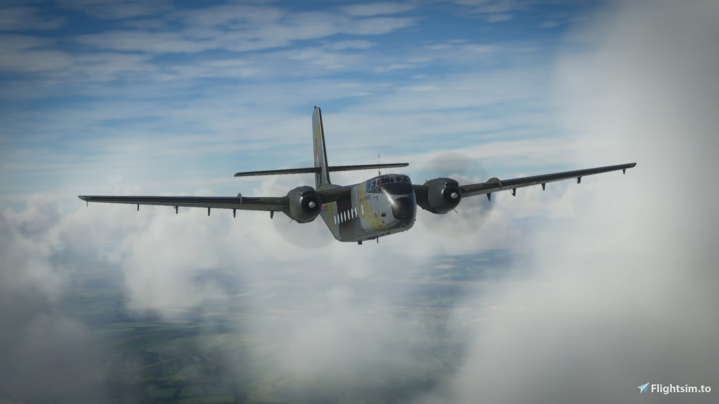 DHC-4 Caribou RAF Camo Full for Microsoft Flight Simulator | MSFS