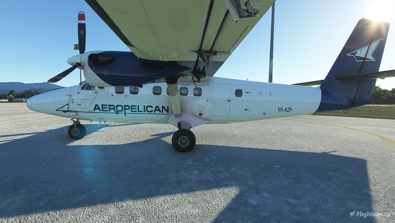 DHC-6 Twin Otter Aeropelican VH-KZP repaint request for Microsoft ...