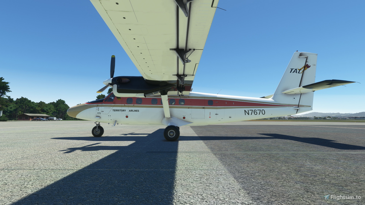 DHC-6 Twin Otter Territory Airlines N7670 repaint for Microsoft Flight ...