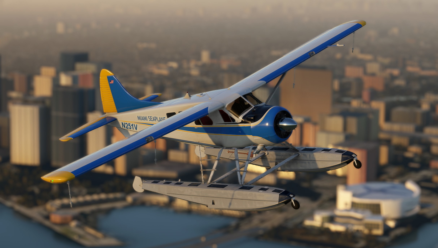 DHC-2 Beaver Miami Seaplane for Microsoft Flight Simulator | MSFS