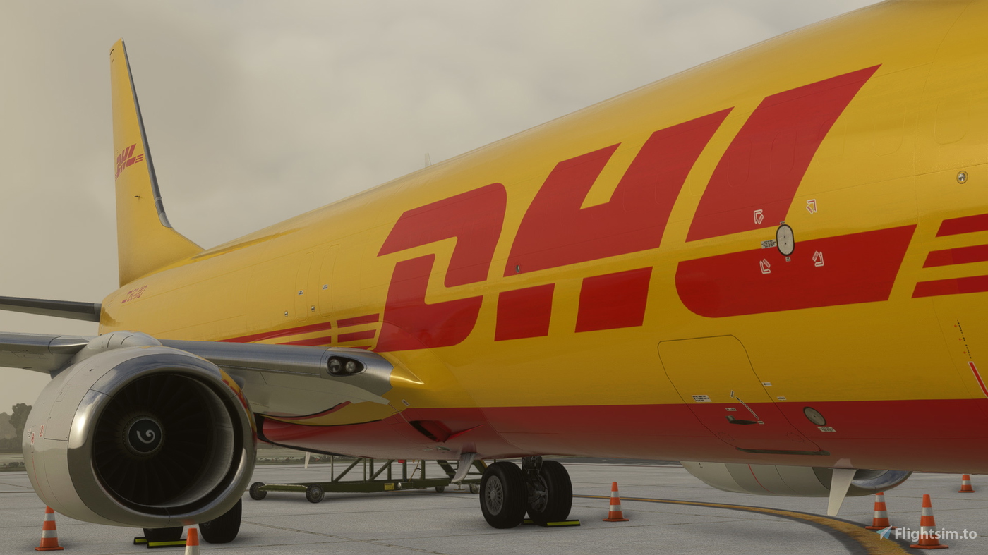 DHL (Op. by Swiftair - 2 pack) - PMDG 737-800 BDSF for Microsoft Flight Simulator | MSFS