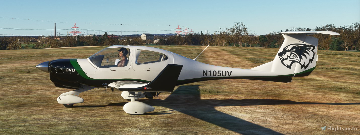 Diamond DA40 NG - Utah Valley University - N105UV のために Microsoft Flight Simulator | MSFS