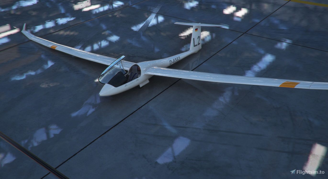 Discus 2C Free livery D-6538 for Microsoft Flight Simulator | MSFS