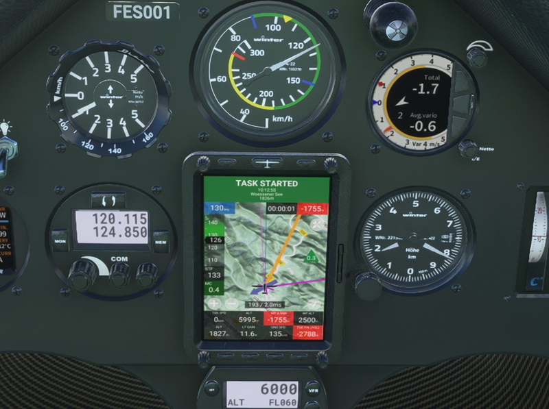 Discus 2c - LXN Nav Replacement for Microsoft Flight Simulator | MSFS