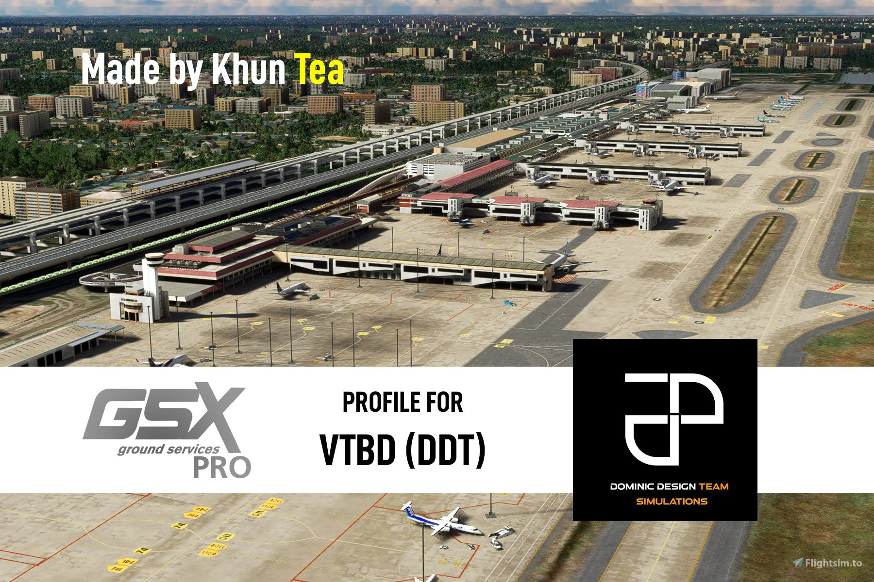 DominicDesignTeam VTBD (Don Mueang) GSX Profile for Microsoft Flight ...