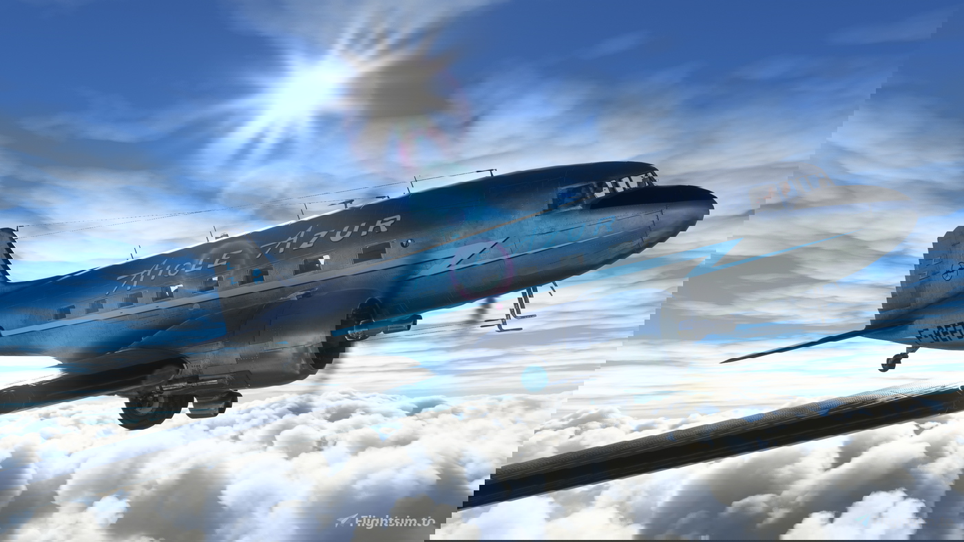 Douglas DC-3 | Aigle Azur F-BEFD for Microsoft Flight Simulator | MSFS