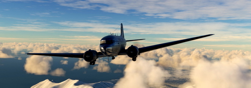 Douglas DC-3 Alaska Airlines NC91008 for Microsoft Flight Simulator | MSFS