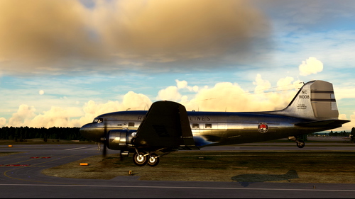Douglas DC-3 Alaska Airlines NC91008 for Microsoft Flight Simulator | MSFS