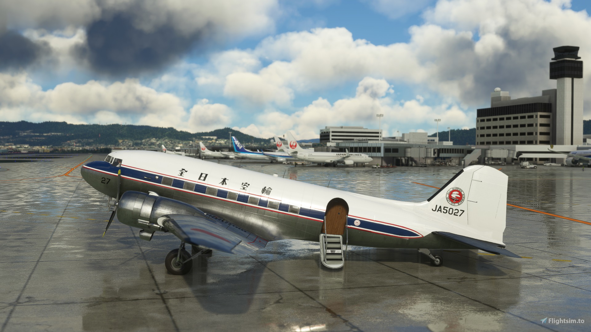 Douglas DC-3 All Nippon Airways for Microsoft Flight Simulator | MSFS