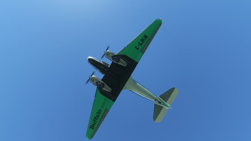Douglas DC-3 Buffalo Airways w/ cockpit textures (C-GJKM) for Microsoft ...