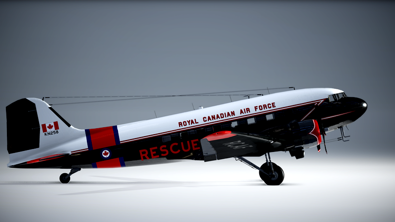 Douglas DC-3 RCAF KN258 Search and Rescue for Microsoft Flight ...