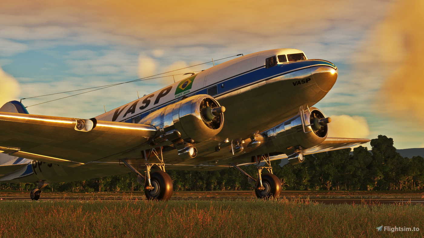 Douglas DC-3 - Vasp for Microsoft Flight Simulator | MSFS