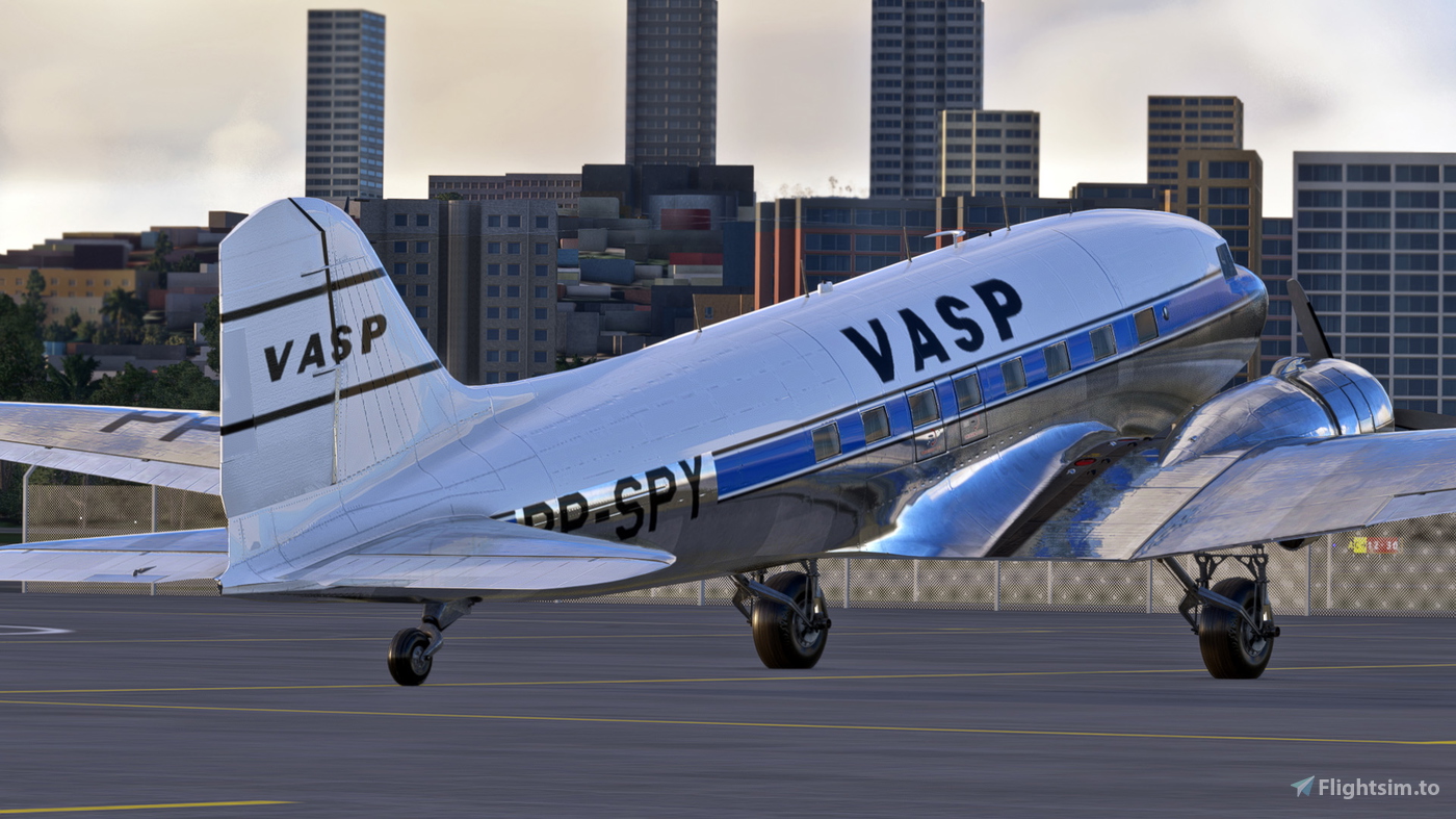 Douglas DC-3 - Vasp for Microsoft Flight Simulator | MSFS