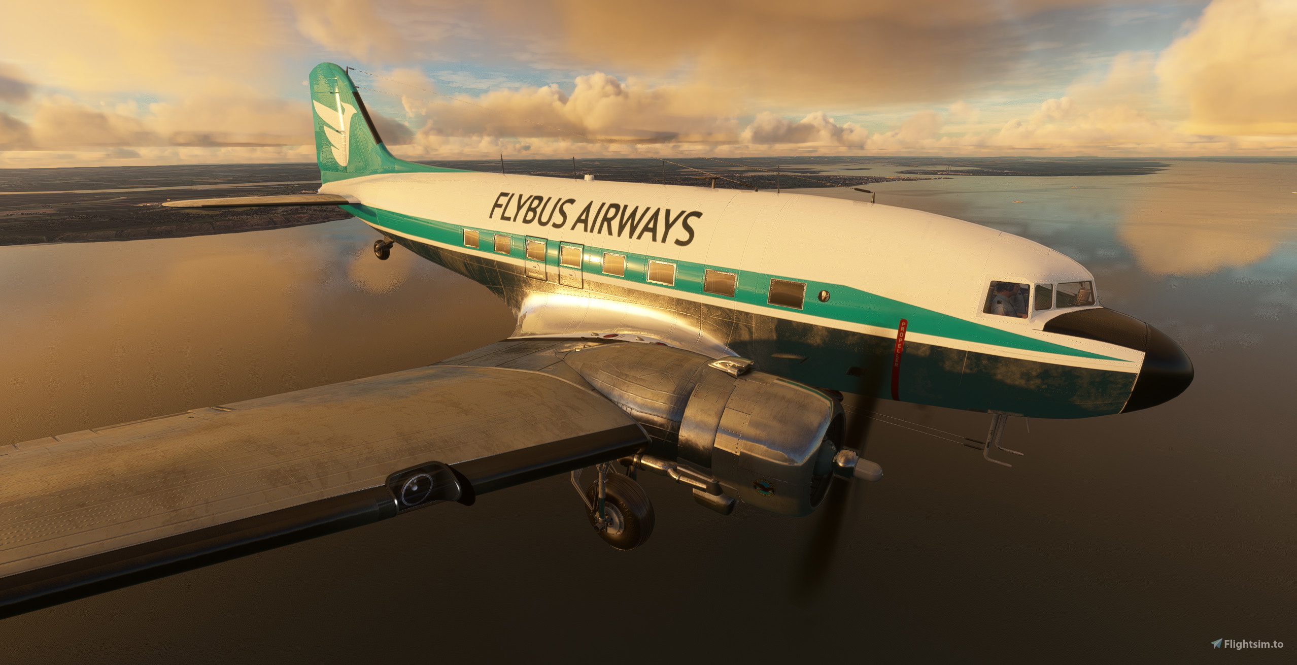 Douglas DC3 - FlyBus Airways Livery Pack for Microsoft Flight Simulator ...